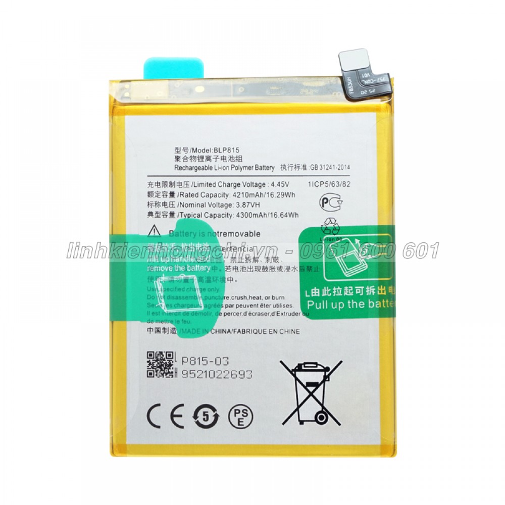 Pin OnePlus Nord N10 5G BE2029 Original Battery