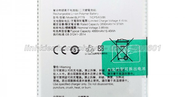 Pin Oppo Reno4 Z 5G CPH2065 Zin