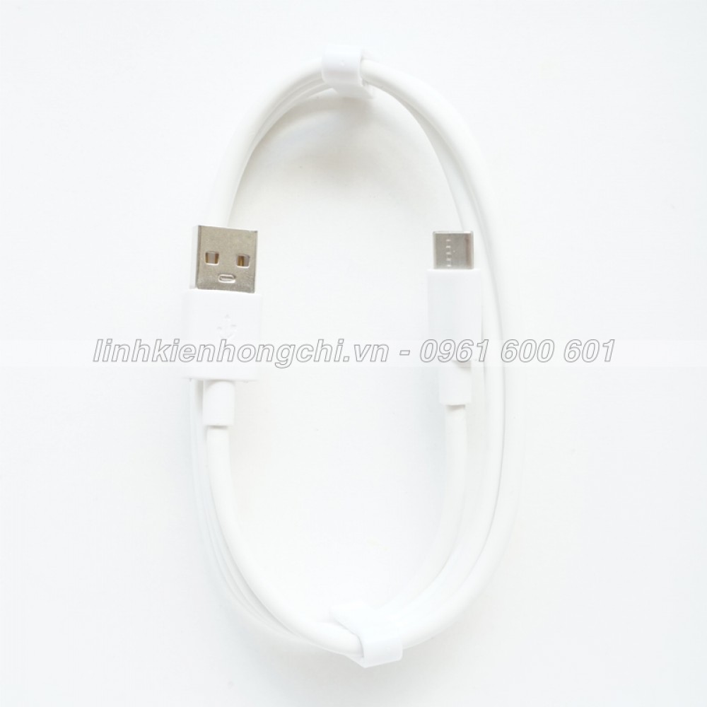 Dây Cáp Sạc Nhanh Realme 7i RMX2103 Type-C Zin (Trắng)