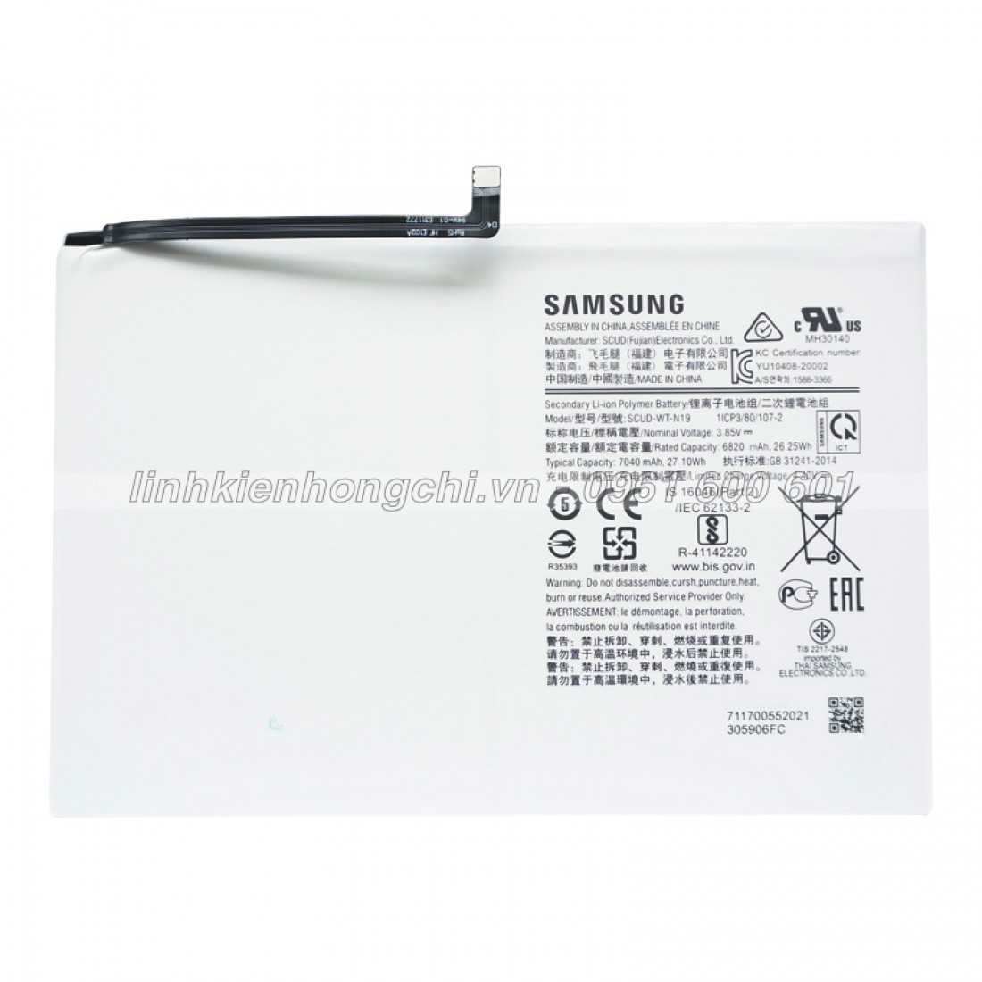 Pin Samsung Galaxy Tab A7 2020 SM-T505 Zin
