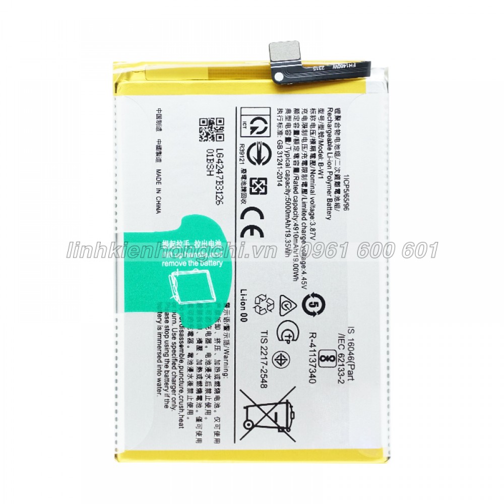 Pin Vivo Y02s V2203 (B-W1) 5000mAh Zin