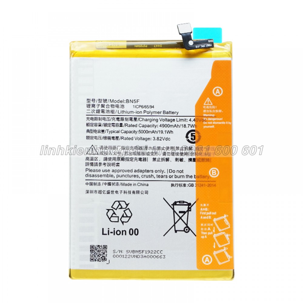 Pin Xiaomi Redmi A2 Plus / Redmi A2+ 23028RNCAG Zin