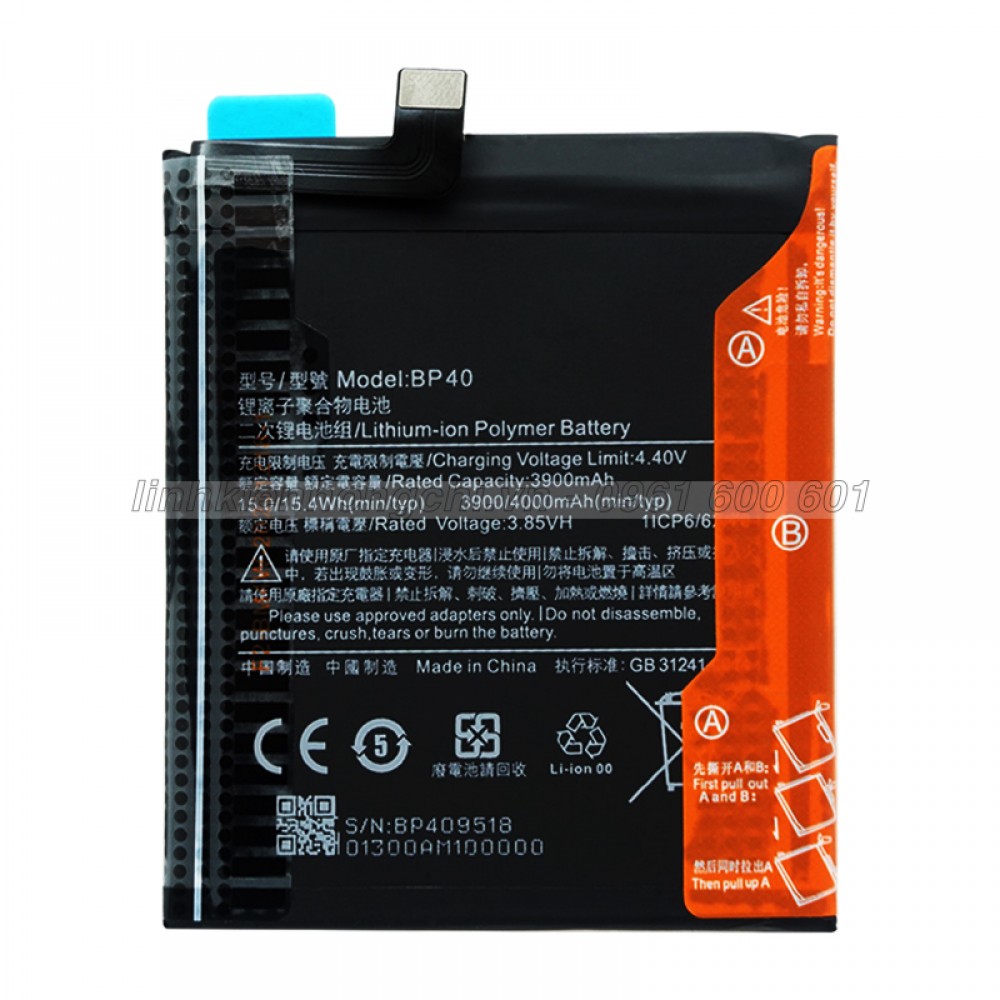Pin Xiaomi Redmi K20 Pro M1903F11I (BP40) 4000mAh Zin Máy