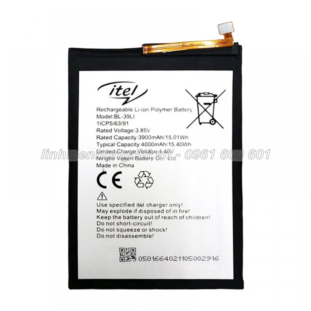 Pin Itel BL-39LI / iTel Vision 1 Pro / L6502 Zin